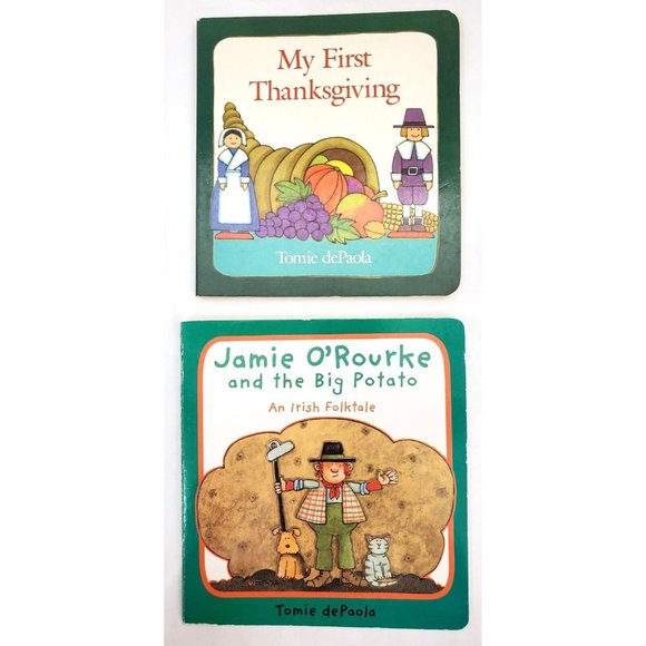 Other | 2 Board Books By Tomie Depaola First Thanksgiving Jamie Orourke ...